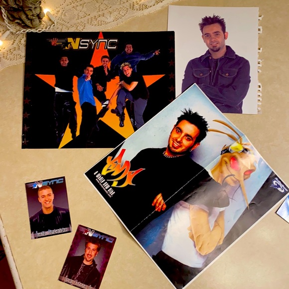 Other | Nsync Pictures And Two Cards Joey Fatone And Justin Timberlake ...